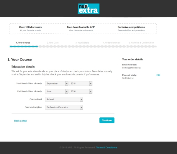 Student Union | Register for NUS Discounts Card SHEilds Training