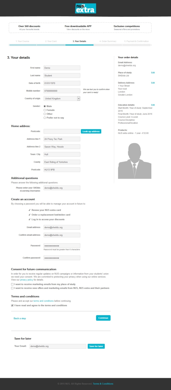 Student Union | Register for NUS Discounts Card SHEilds Training